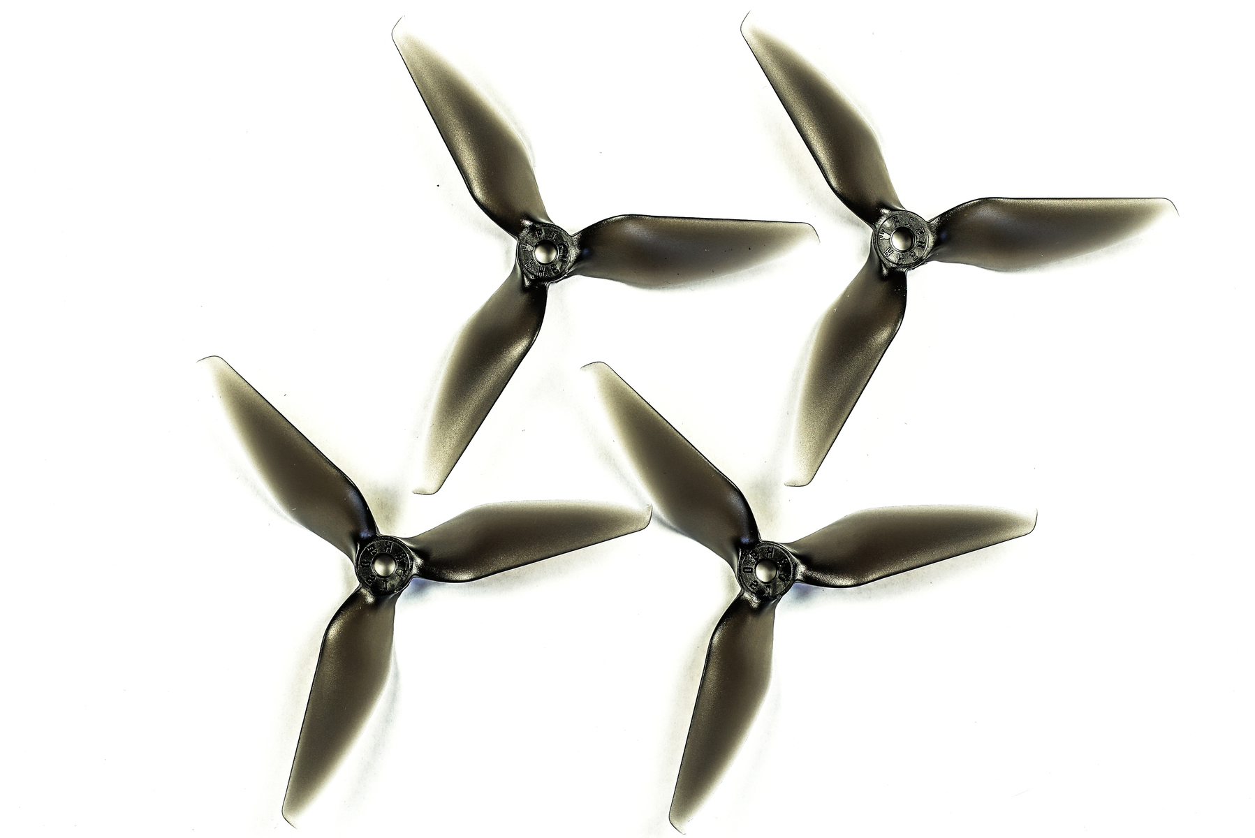 Hélice tripale 5051 TCS Racekraft marron transparente (X4) - RK-T5051-F ...